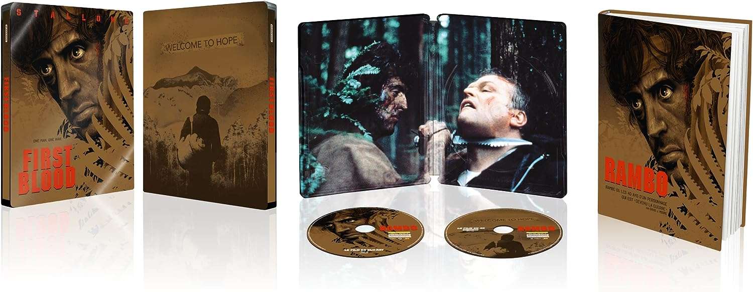 Rambo - 4K Ultra HD Blu-ray + Blu-ray Steelbook (bez CZ) Limitovaná ...