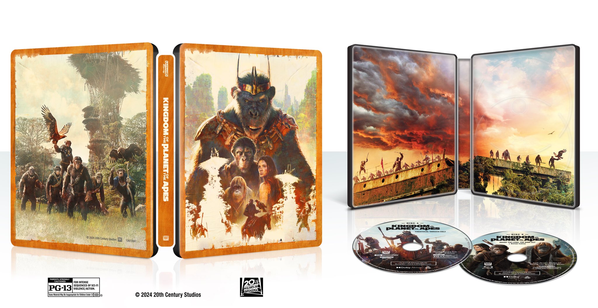 Království Planeta opic - Limit. sběratelská edice 4K Ultra HD + BD Steelbook | ZónaZábavy.cz